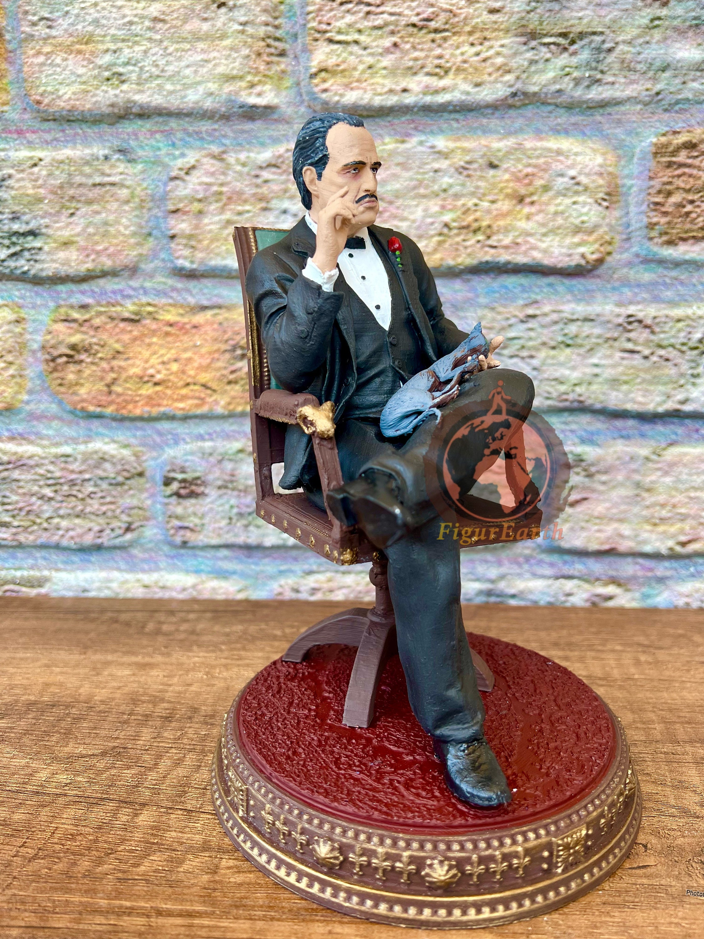 The Godfather Figure,godfather Statue,godfather Figurine - Etsy