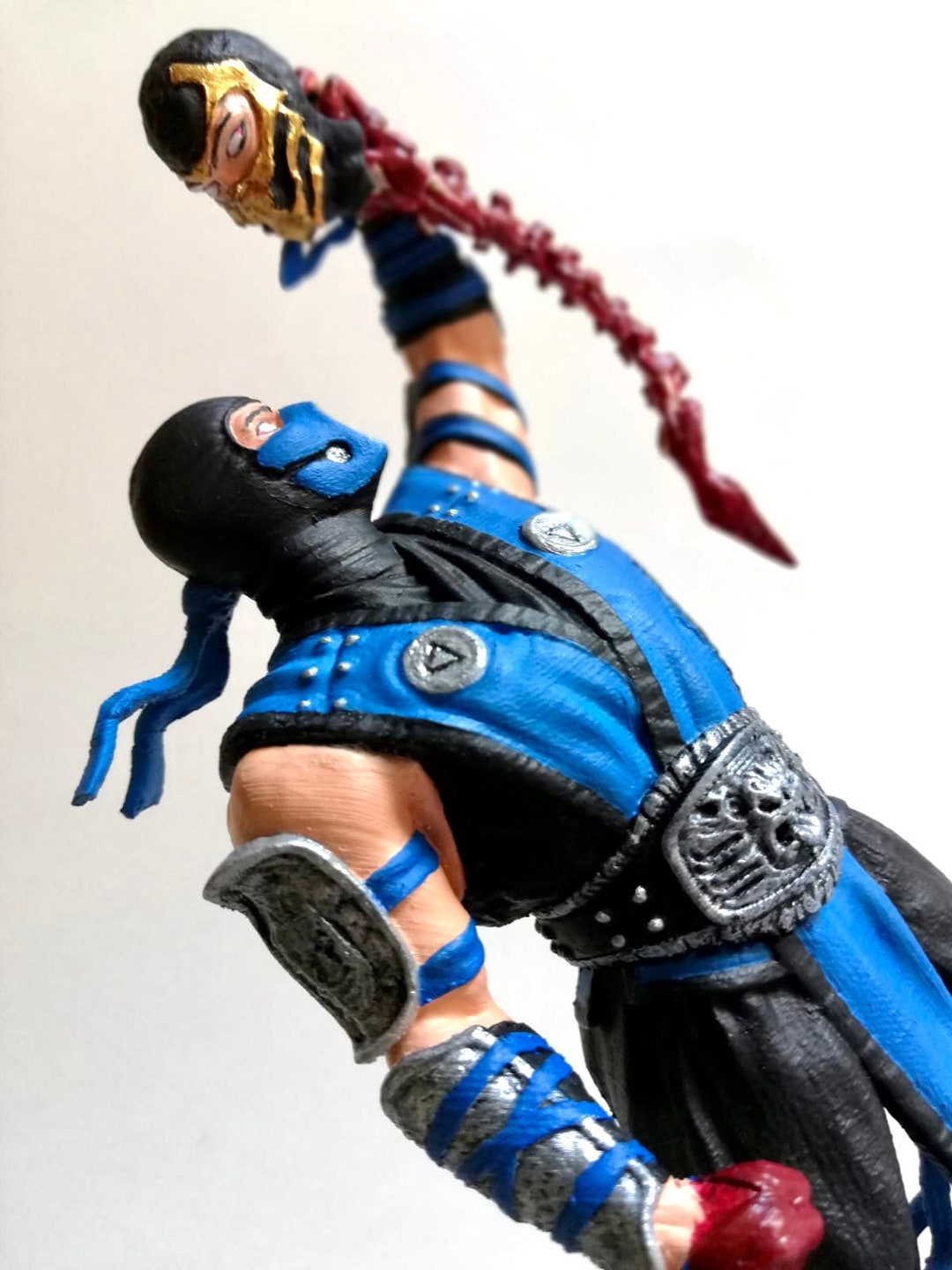 Sub Zero Mortal Kombat Figure,sub-zero Mk,mortal Kombat Characters - Etsy