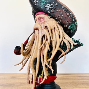 Davy Jones Bust Figure | Handmade Pirates Collectible | Pop Culture ...