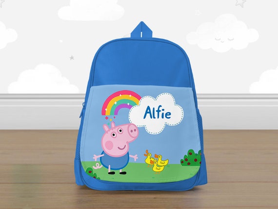 Personalised George Peppa Backpack Peppa Pig Boys Backpack - Etsy