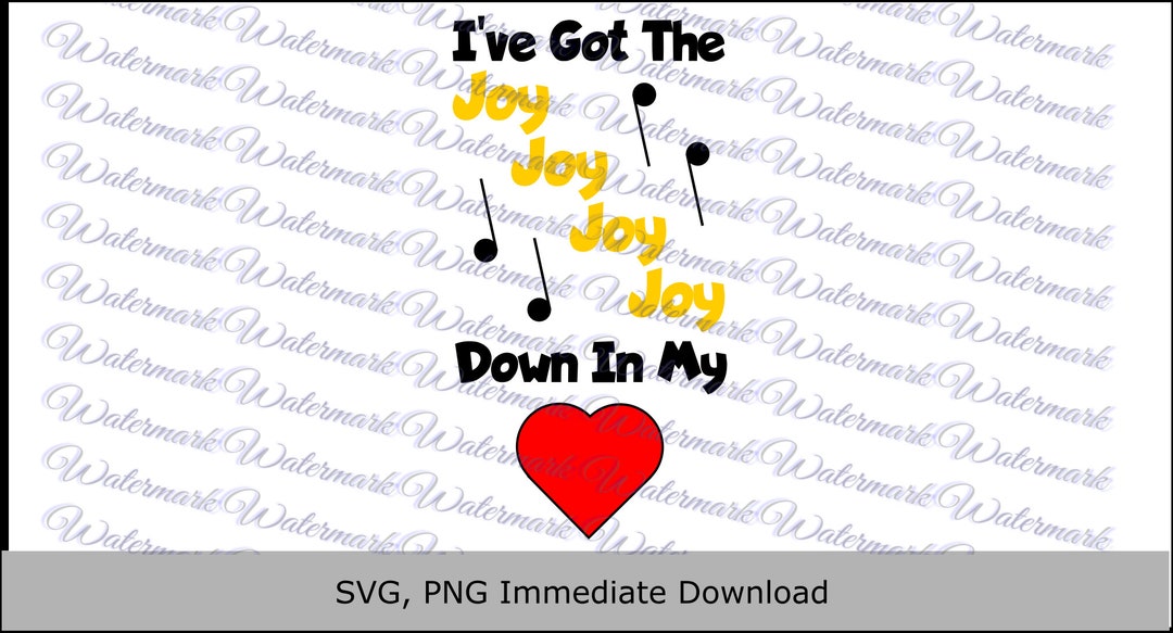 I've Got the Joy SVG | Joy in My Heart SVG | Christian Song SVG - Etsy