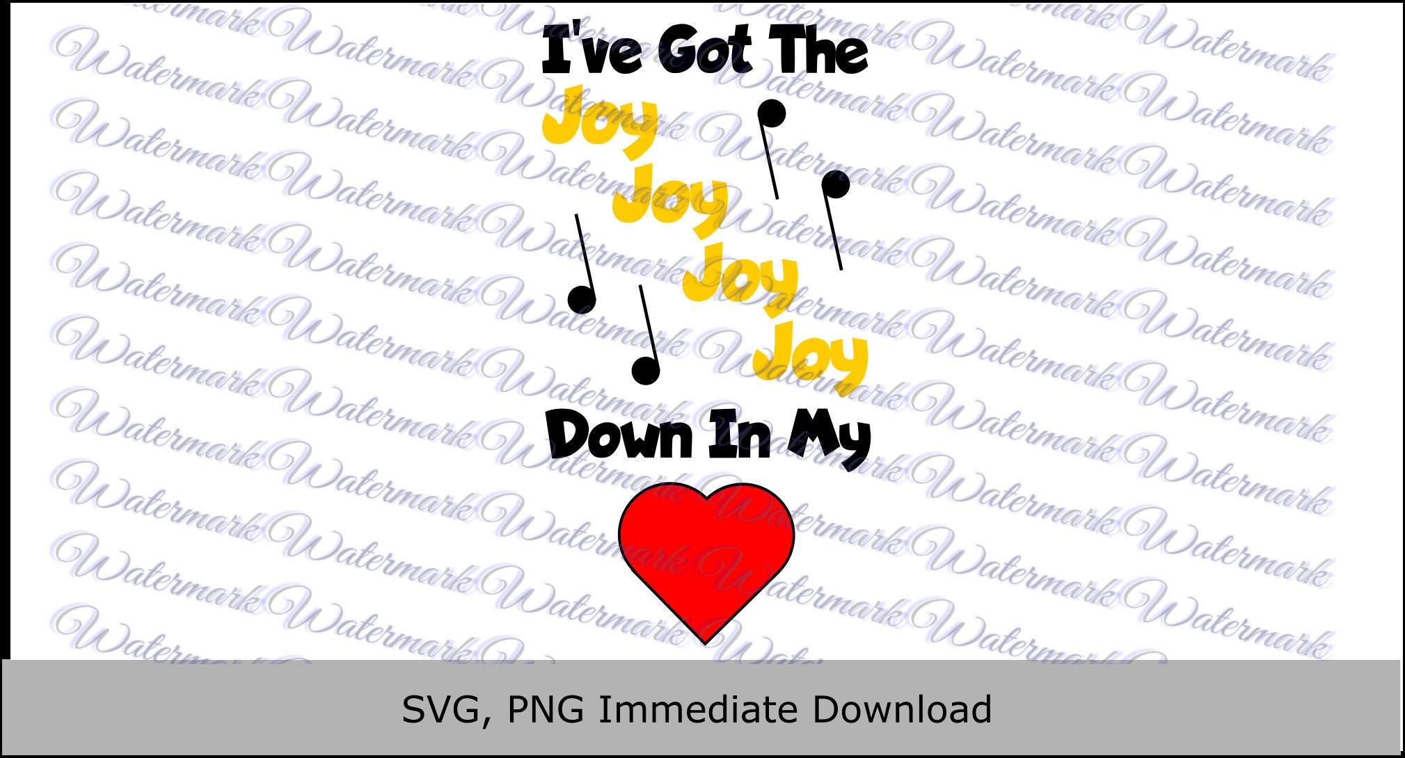 I've Got the Joy SVG | Joy in My Heart SVG | Christian Song SVG - Etsy