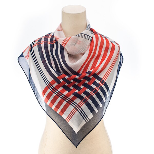 Red White Blue Scarf - Etsy