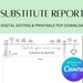 Substitute Report PDF for Print & Digital Use (plant Design ...