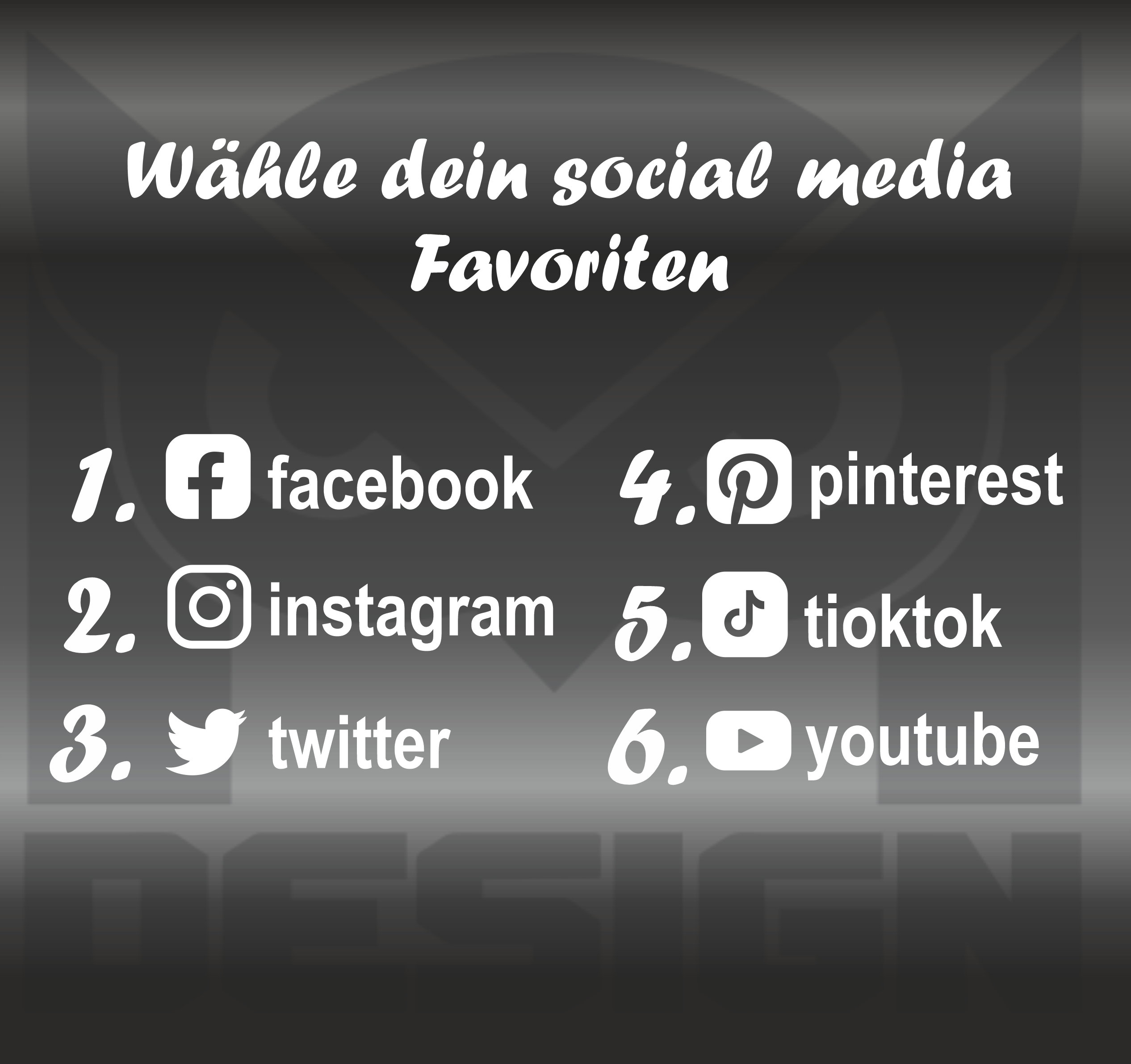 Car Sticker Instagram Sticker | Social Media Facebook Car Sticker ...