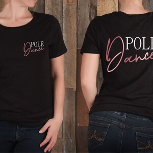 Pole Dance Shirt With Pole Dance Logo Pole Dancer Shirt - Etsy