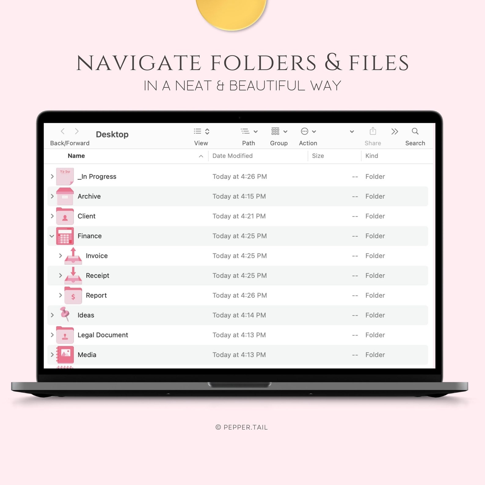 MacBook Folder Icons for Organizing Computer Icons & Digital Folders ...