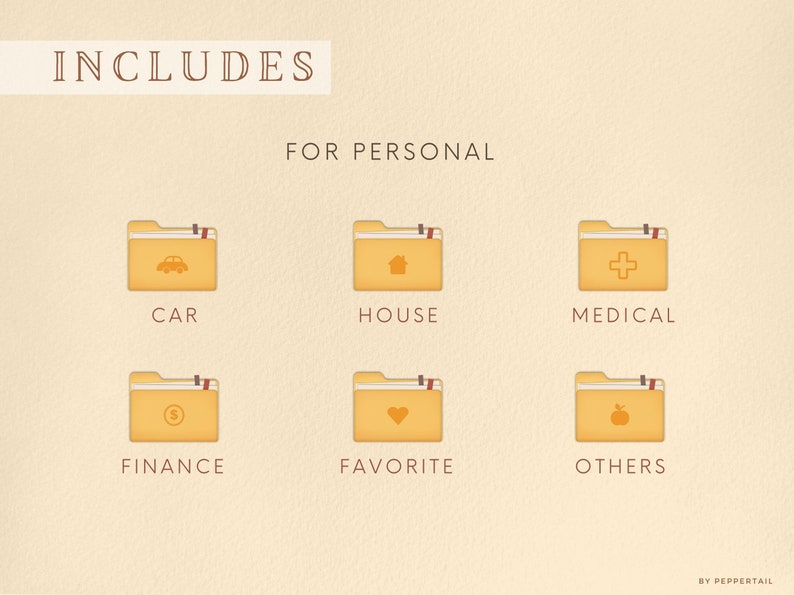 Folder Icons Pack for Desktop Organizing Desktop | Etsy