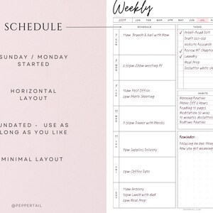 Weekly Planner Printable -happy Planner Printable Inserts With Mood ...