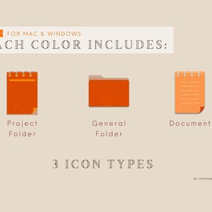 Fall Desktop Folder Icons, Mac & Windows (digital Download) - Etsy
