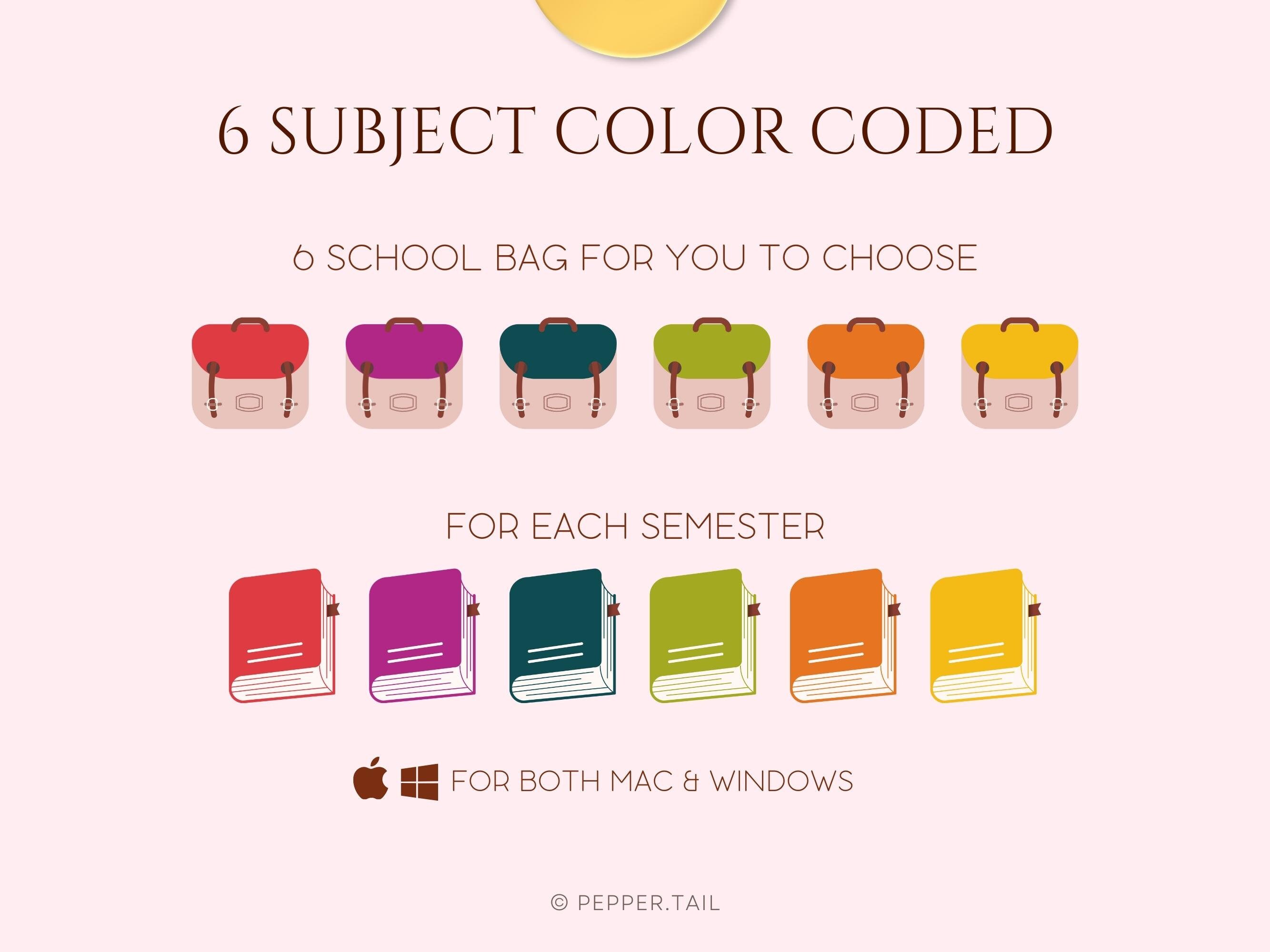 Student Desktop Folder Icon Packcollege Student Desktop - Etsy UK