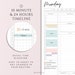 Daily Planner Printable PDF With 10 Minutes Planner and 24-hour Hourly ...