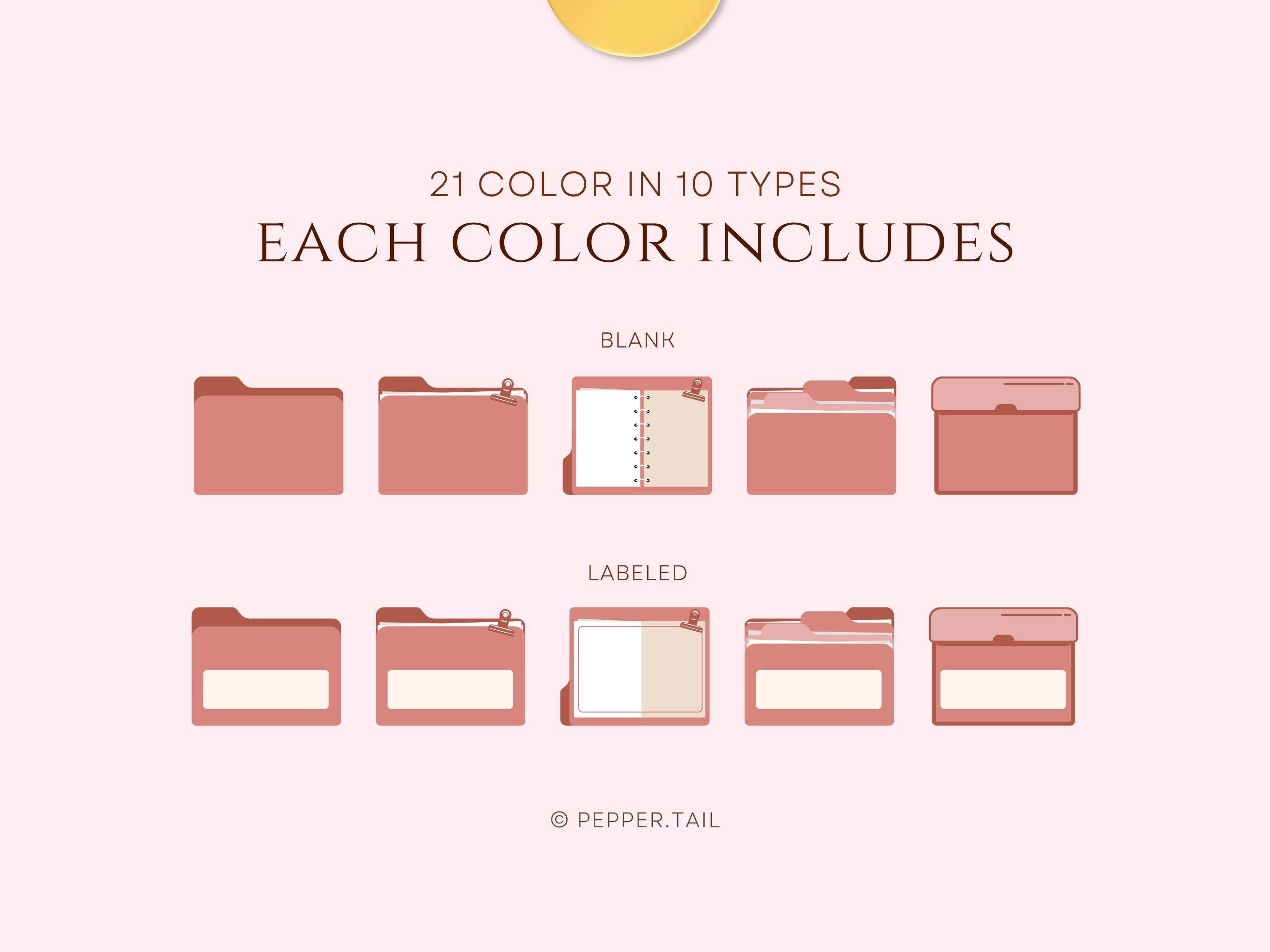 Editable Folder Icons for Mac: Add Your Own Text (PNG) - Etsy