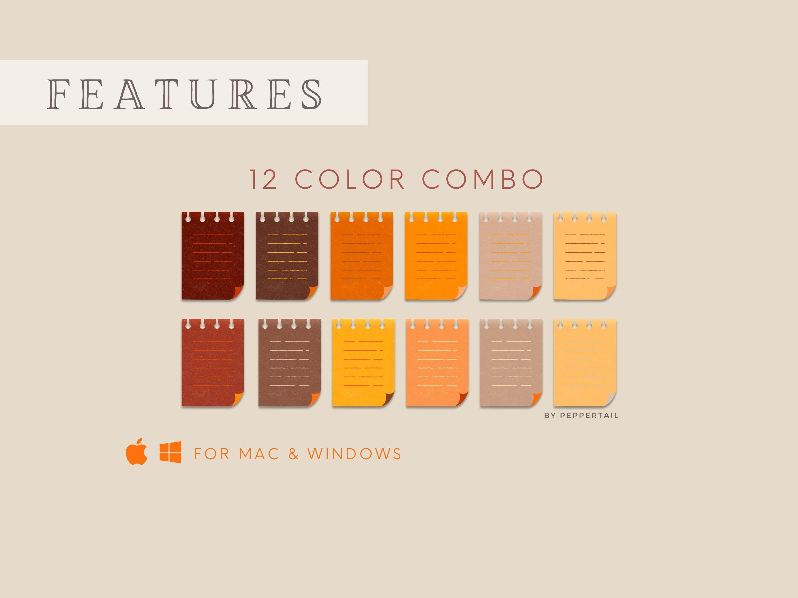 Fall Desktop Icons Combo 03fall Desktop Foldersfile Folder - Etsy