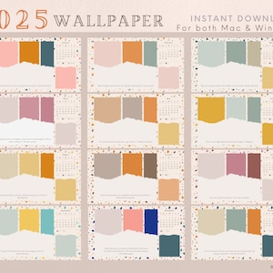 2024-2025 Desktop Organizer Wallpaper and Folder Icon Set｜desktop ...