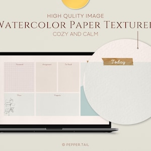 Neutral Blue Desktop Wallpaper Organizer Student Set｜desktop Wallpaper ...