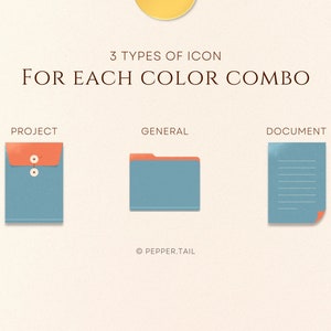 Retro Desktop Folder Icons, Vintage Color Combo (36 PNG & ICO) - Etsy