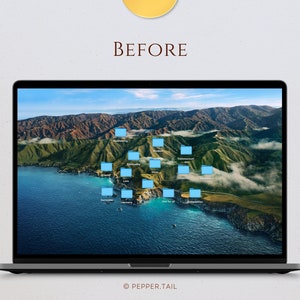 Retro Blue Desktop Organizer Wallpaper｜laptop Wallpaper｜desktop ...