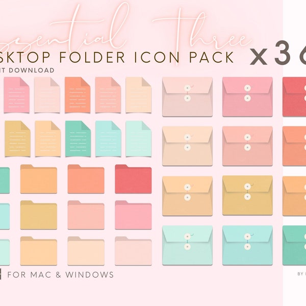 Desktop Icons - Etsy