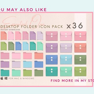 Rainbow File Folder Icons｜notebook Desktop Document Icons｜desktop ...