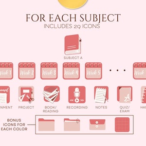 College Student Desktop Iconsstudent Desktop Folder - Etsy