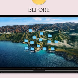 Desktop Folder Icons for Mac & Windows - BUNDLE Icon Pack for Desktop ...