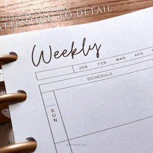 Weekly Planner Printable -happy Planner Printable Inserts With Mood ...