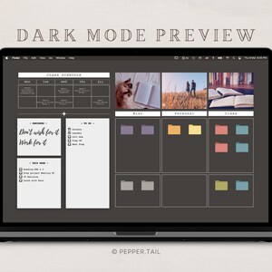 Desktop Wallpaper Organizer for College Student, EDITABLE Canva ...