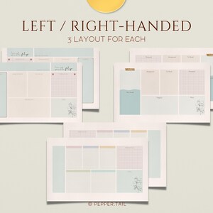 Neutral Blue Desktop Wallpaper Organizer Student Set｜desktop Wallpaper ...