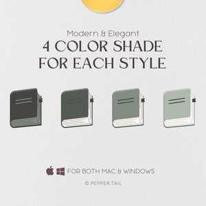 Neutral Modern Green Mac Folder Icons Pack in Boho Natural Desktop ...