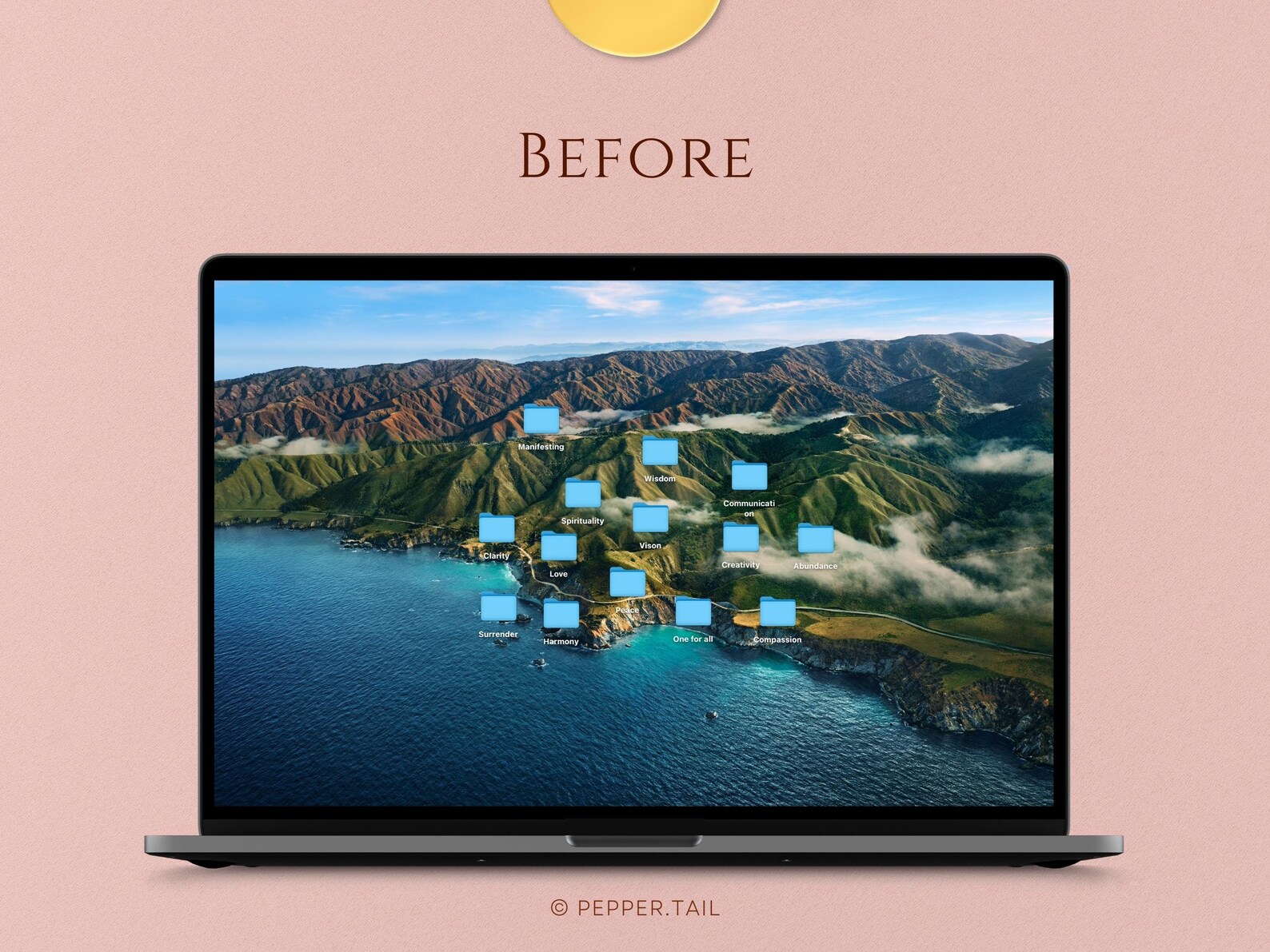 Retro Macbook Wallpapermushroom Desktop Wallpaper - Etsy