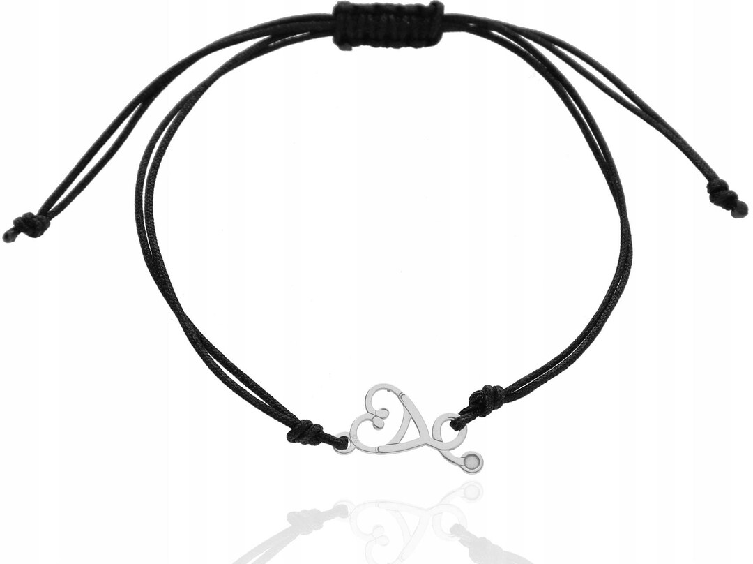 Stethoscope String Bracelet 925 Sterling Silver - Etsy