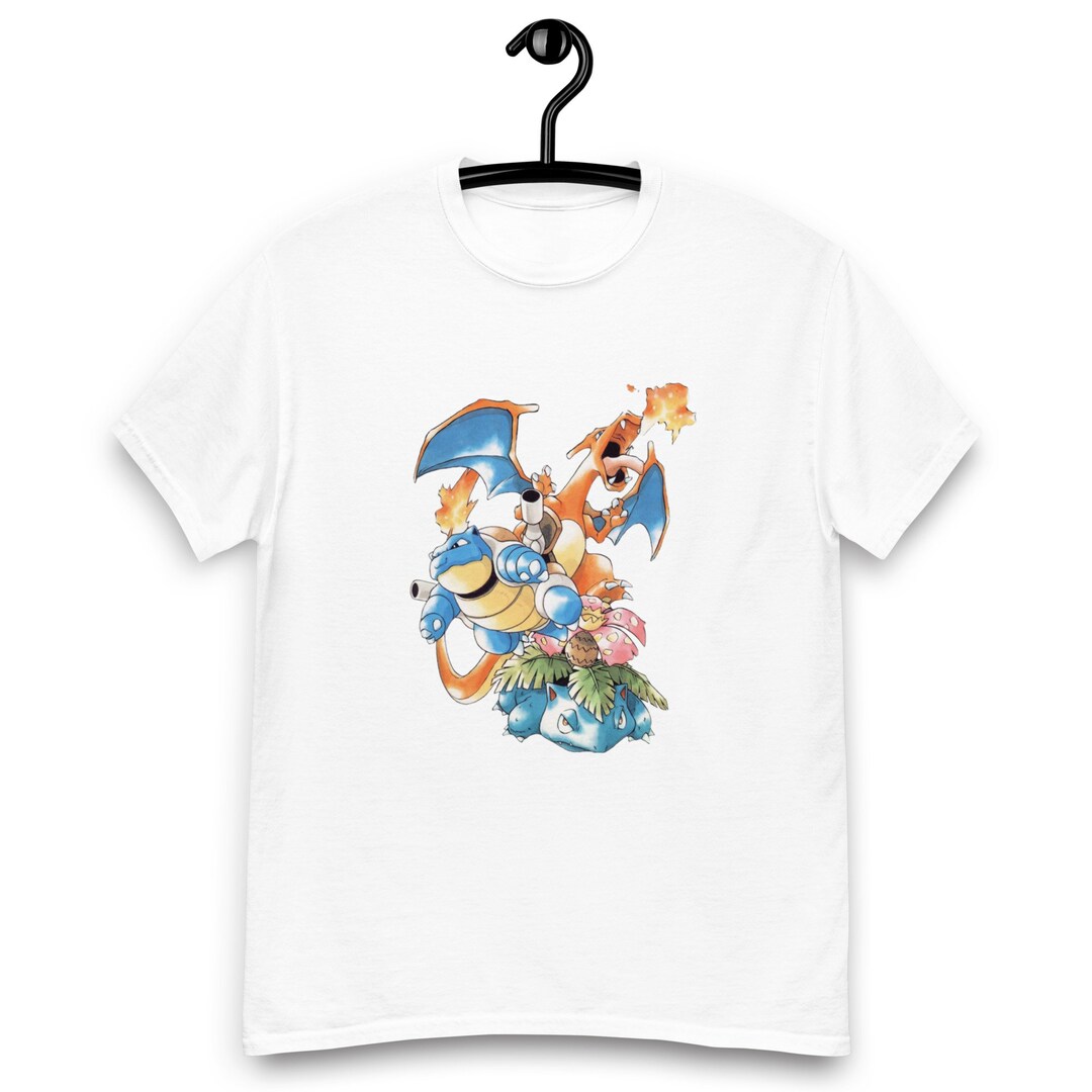 Pokemon Kanto Starters Vintage T-shirt - Etsy