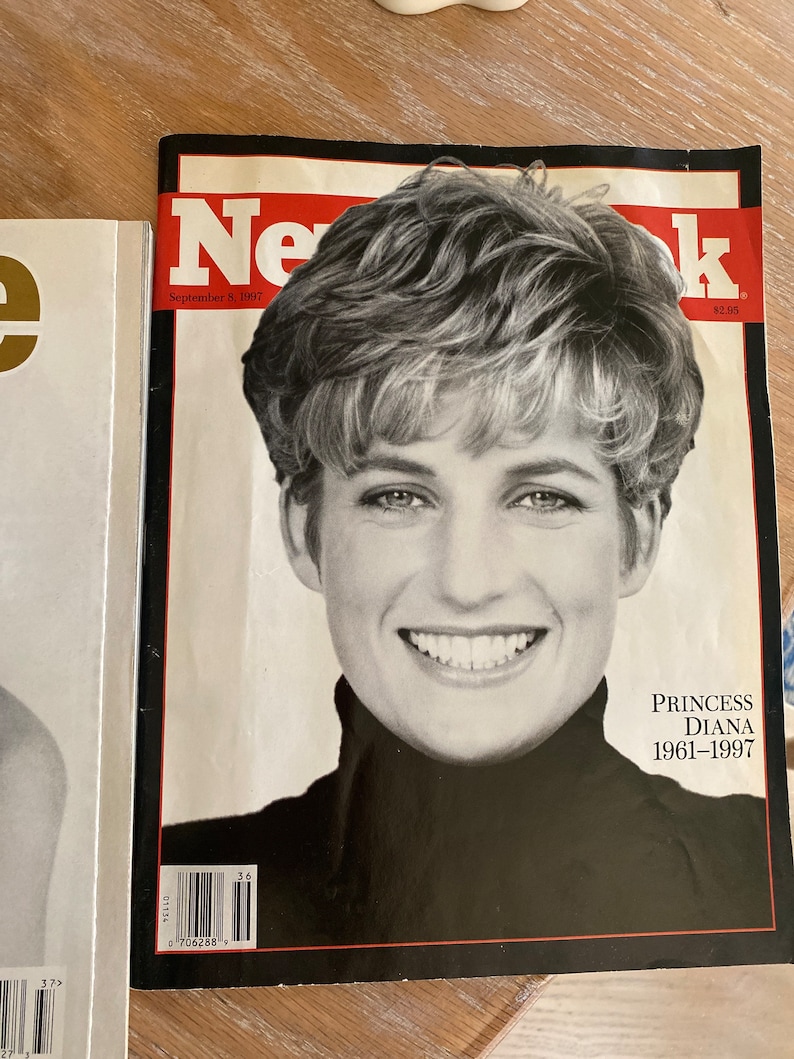 Lady Diana Princess Diana Wales Magazine 2 Tribute to Her Life 1997 - Etsy