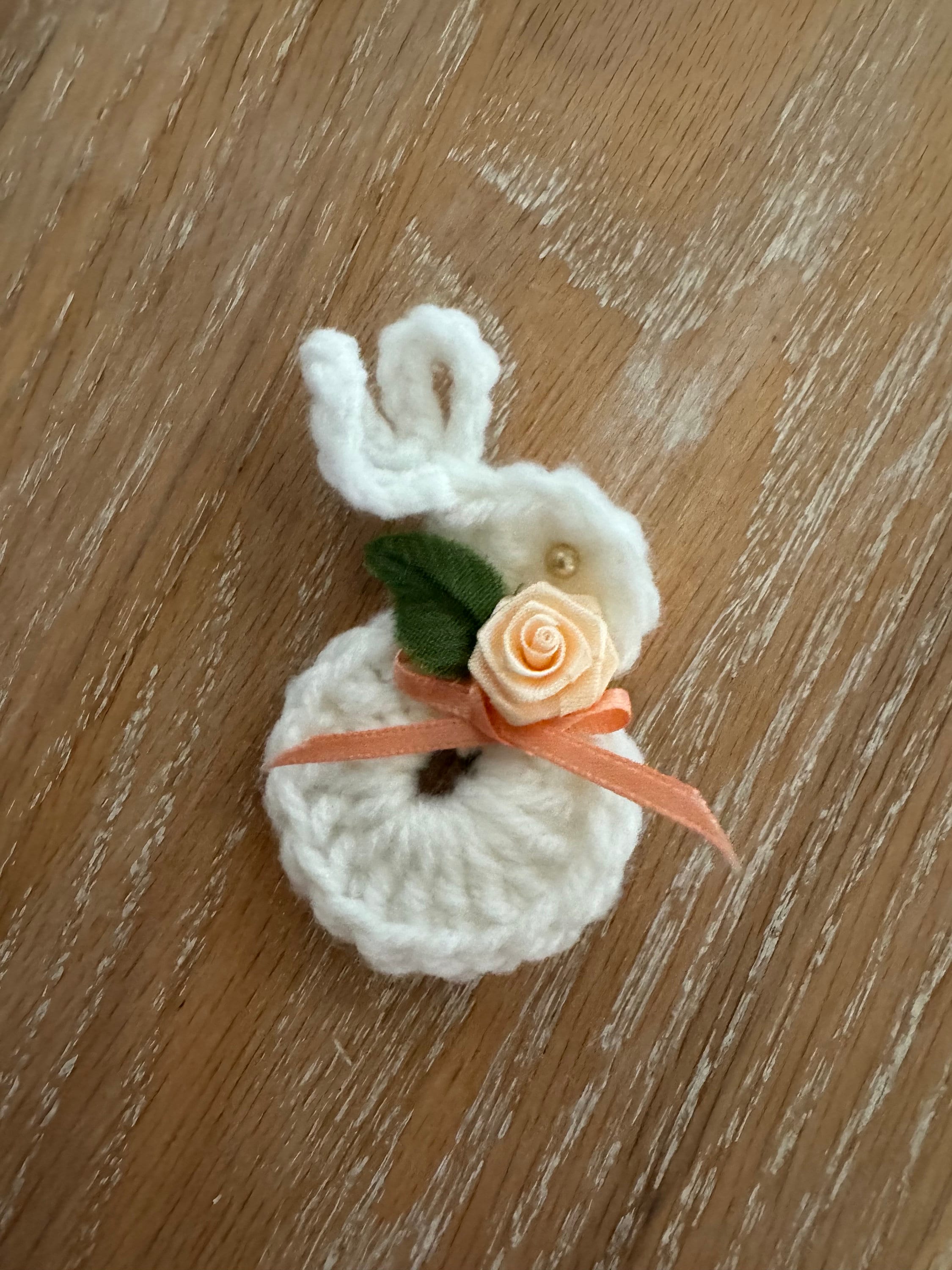 Bunny Pin Crochet Vintage - Etsy