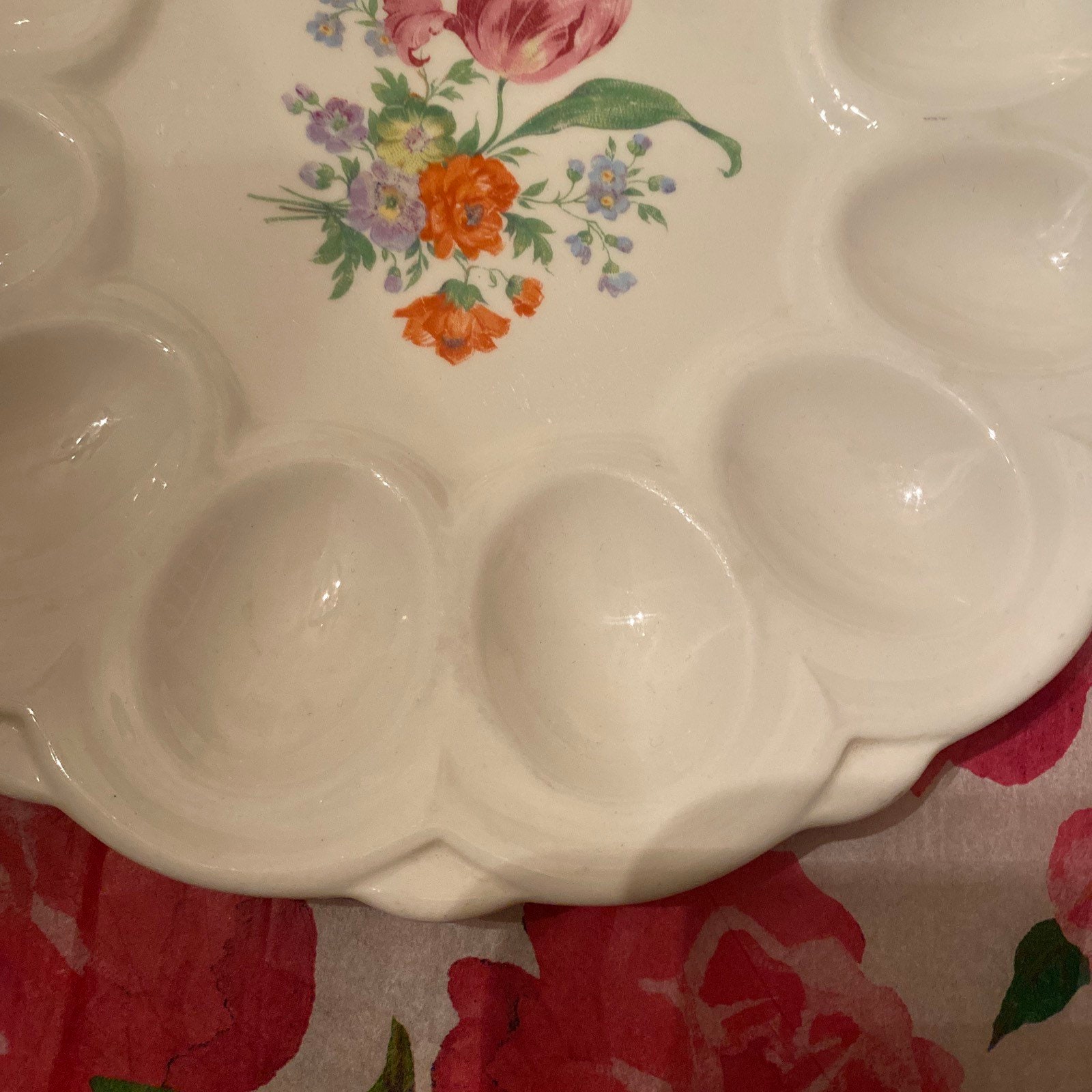 Antique 1940’s Egg Plate ER American Art Ware Plate - Etsy