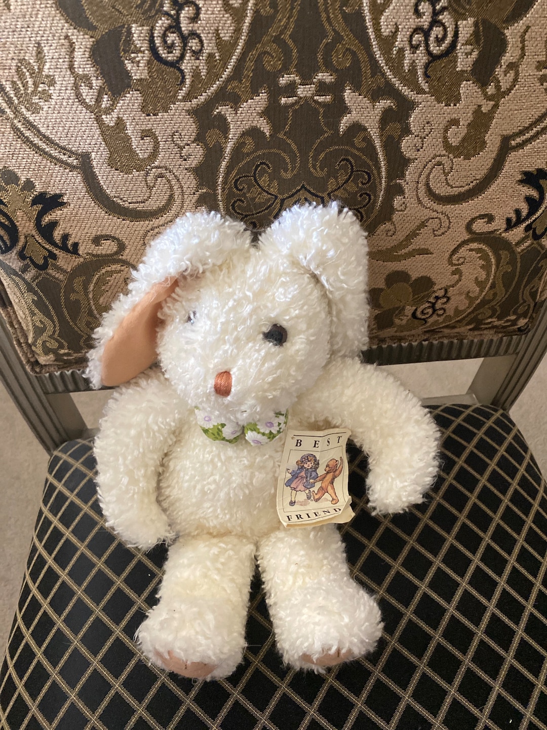 Vintage Plush Bunny Best Friend - Etsy