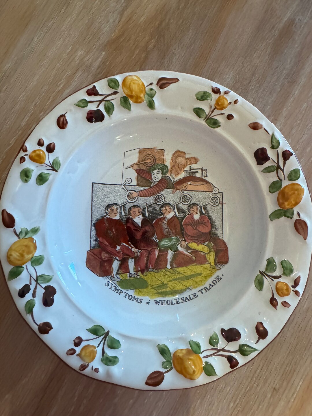 Vintage English Humor Mottahedeh Plate - Etsy
