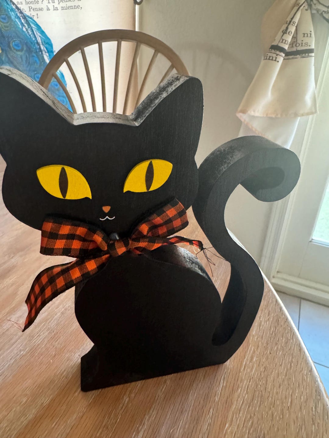Halloween Cat Decor - Etsy