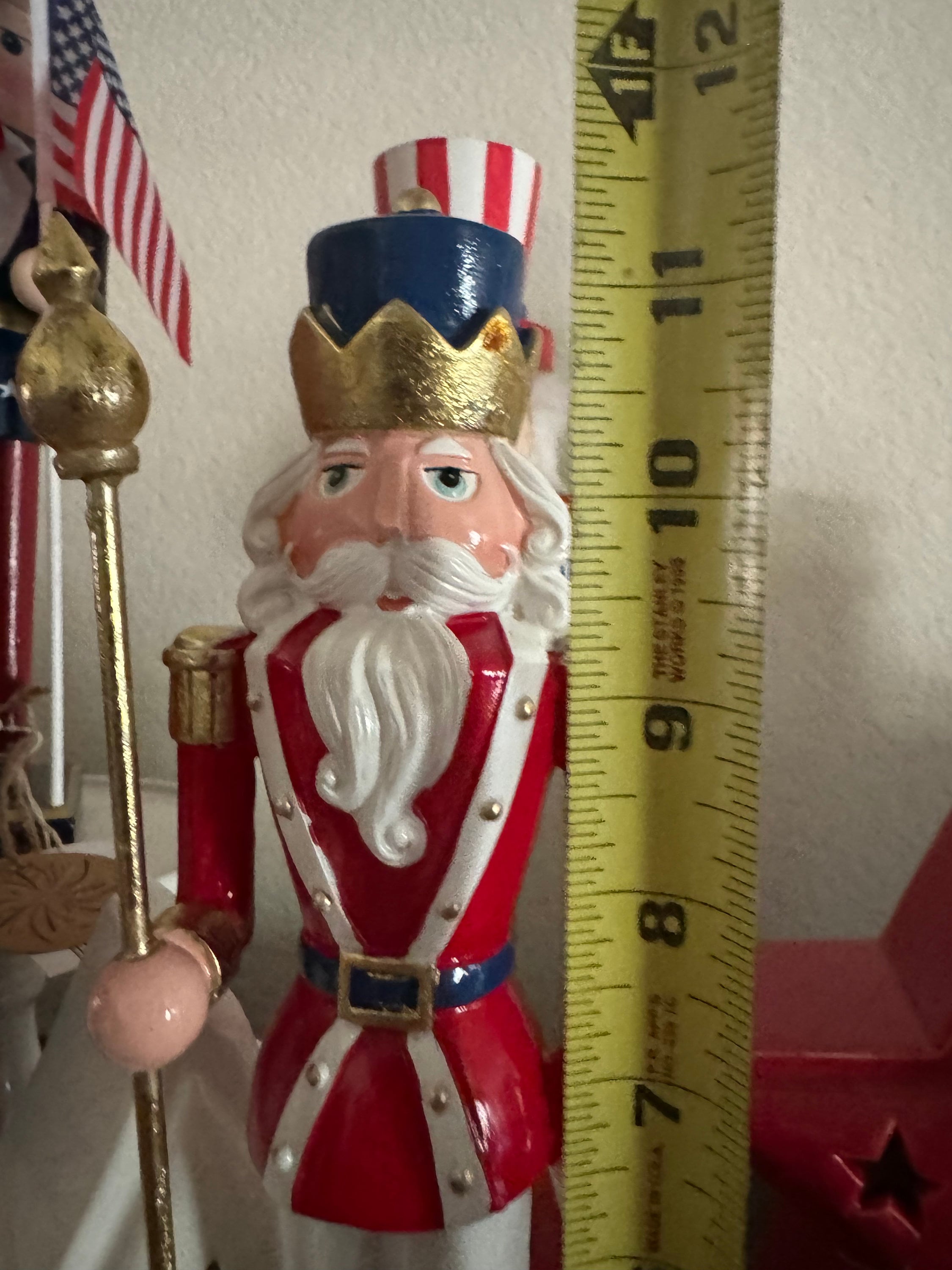 Patriotic Uncle Sam Soldier Statue - Etsy