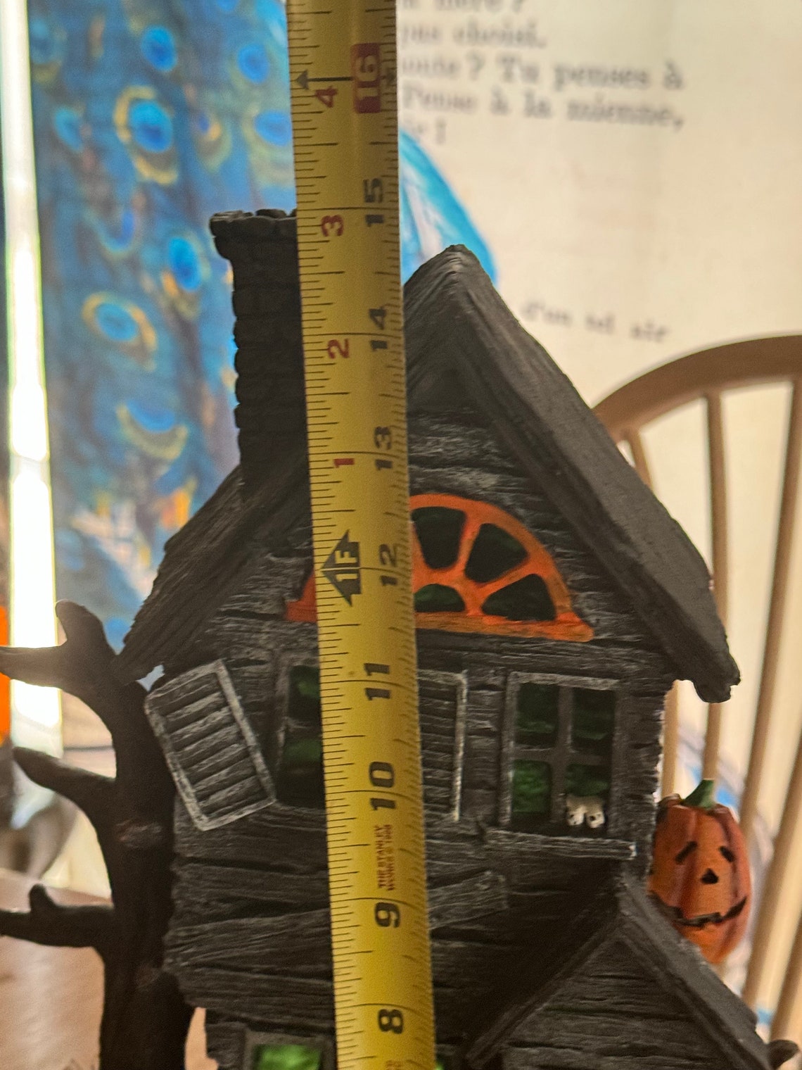 Light up Battery Haunted Halloween House - Etsy