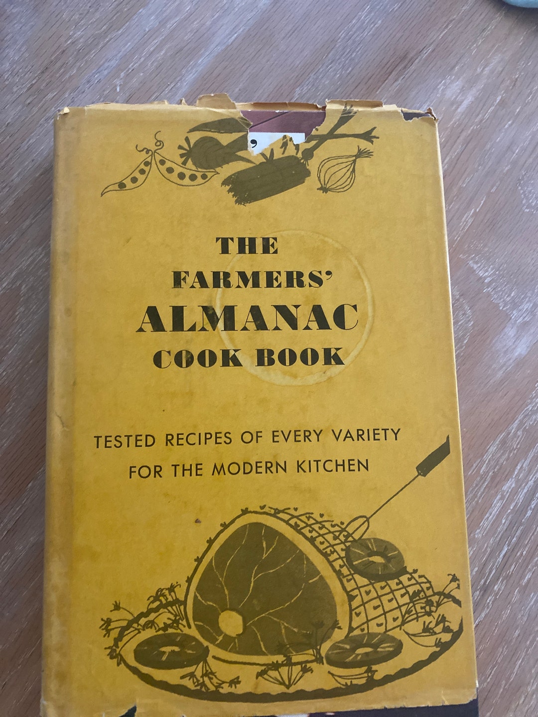Vintage Hardback Book Farmers Almanac Cookbook - Etsy