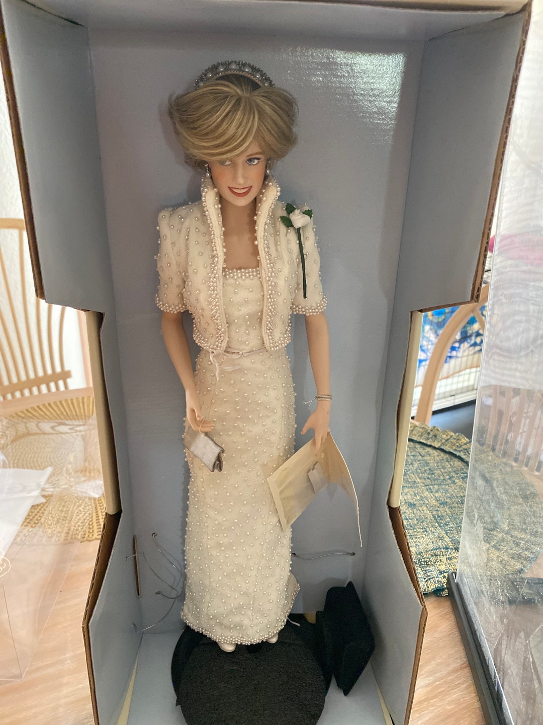 Vintage Diana Princess of Wales Porcelain Portrait Doll - Etsy