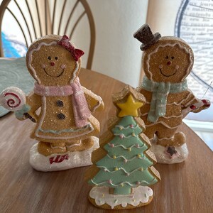 New Christmas Gingerbread Family Statues - Etsy