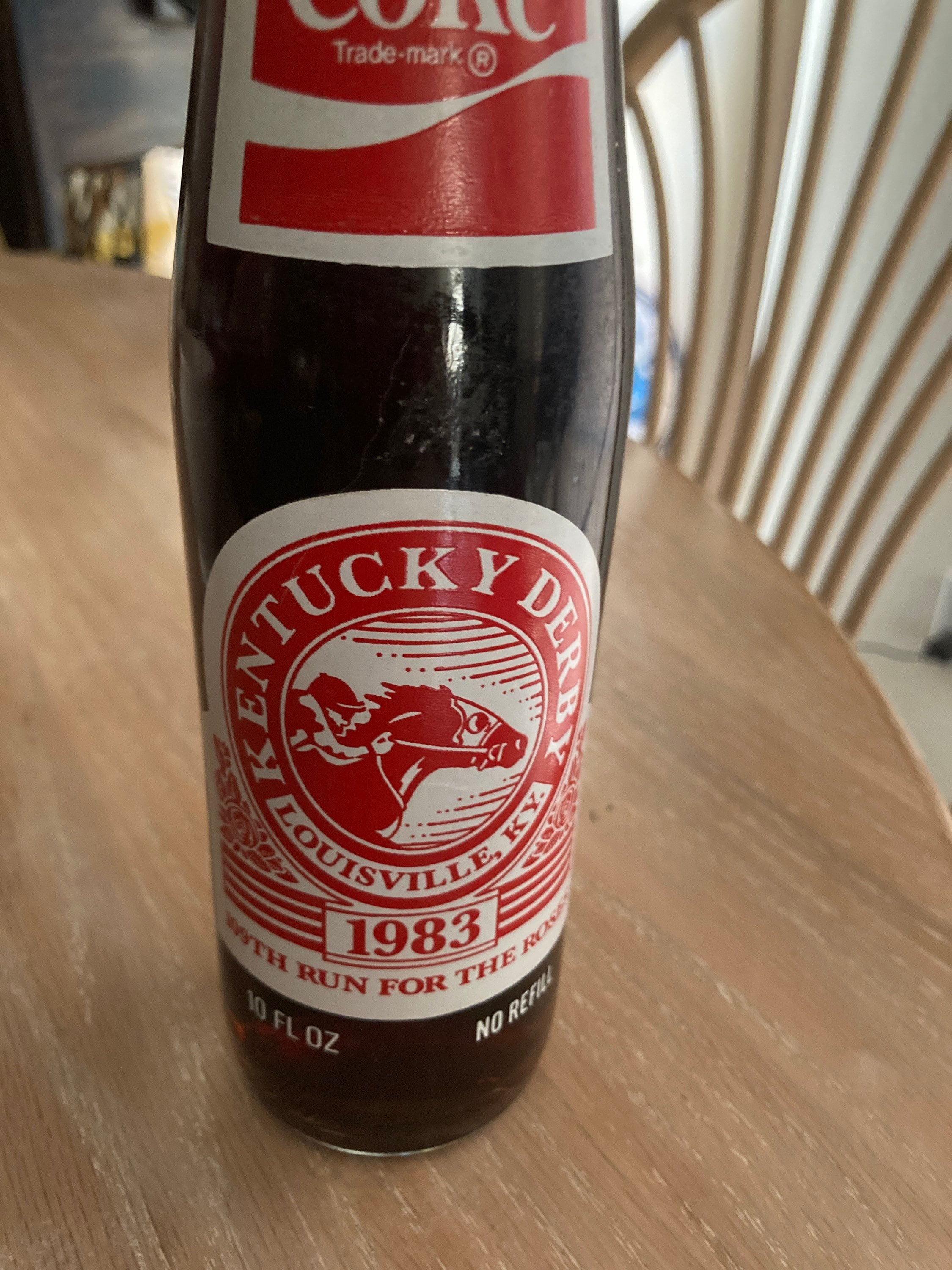 Kentucky Vintage Derby Coke Bottle - Etsy