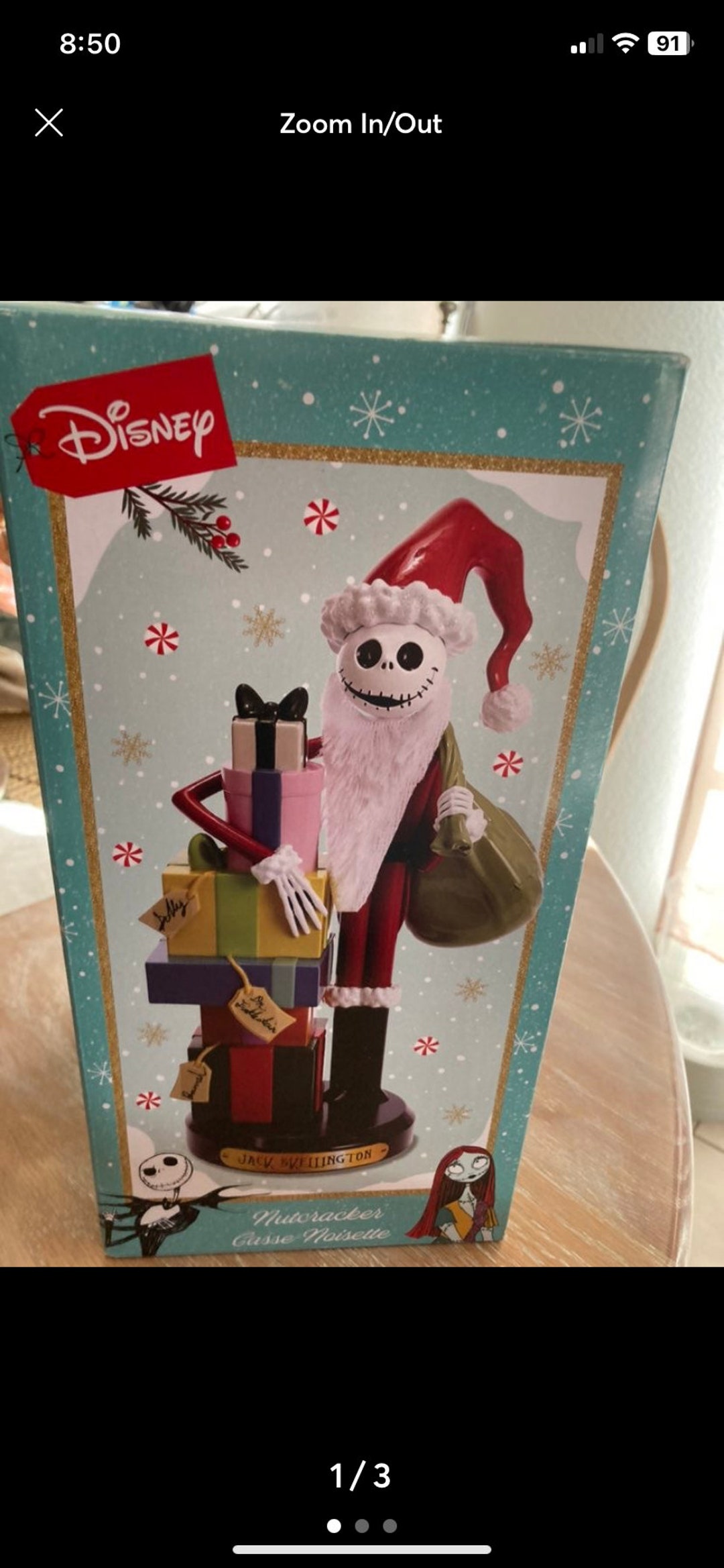 Nightmare Before Christmas Skellington Nutcracker Christmas Nutcracker ...