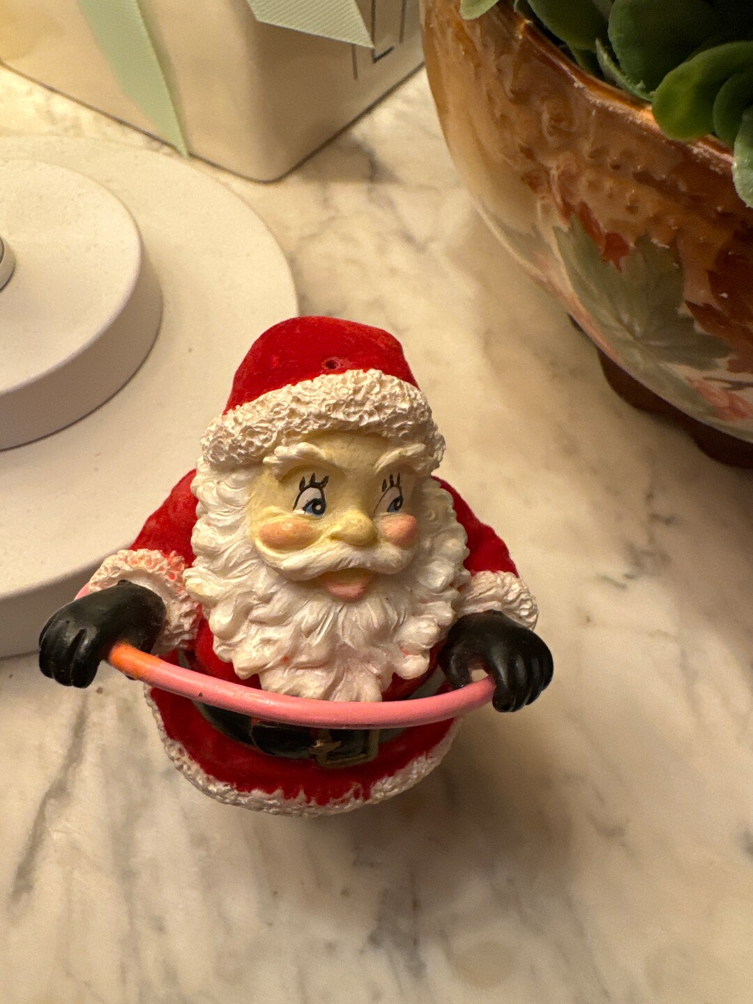 Vintage Santa Figurine - Etsy
