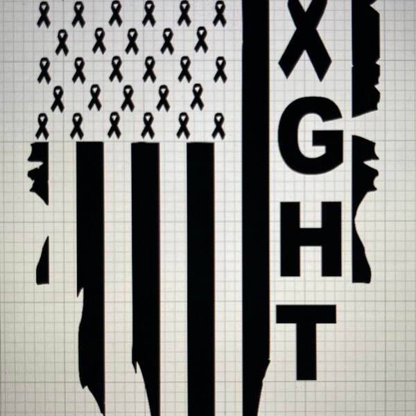 Fight Cancer Decal - Etsy