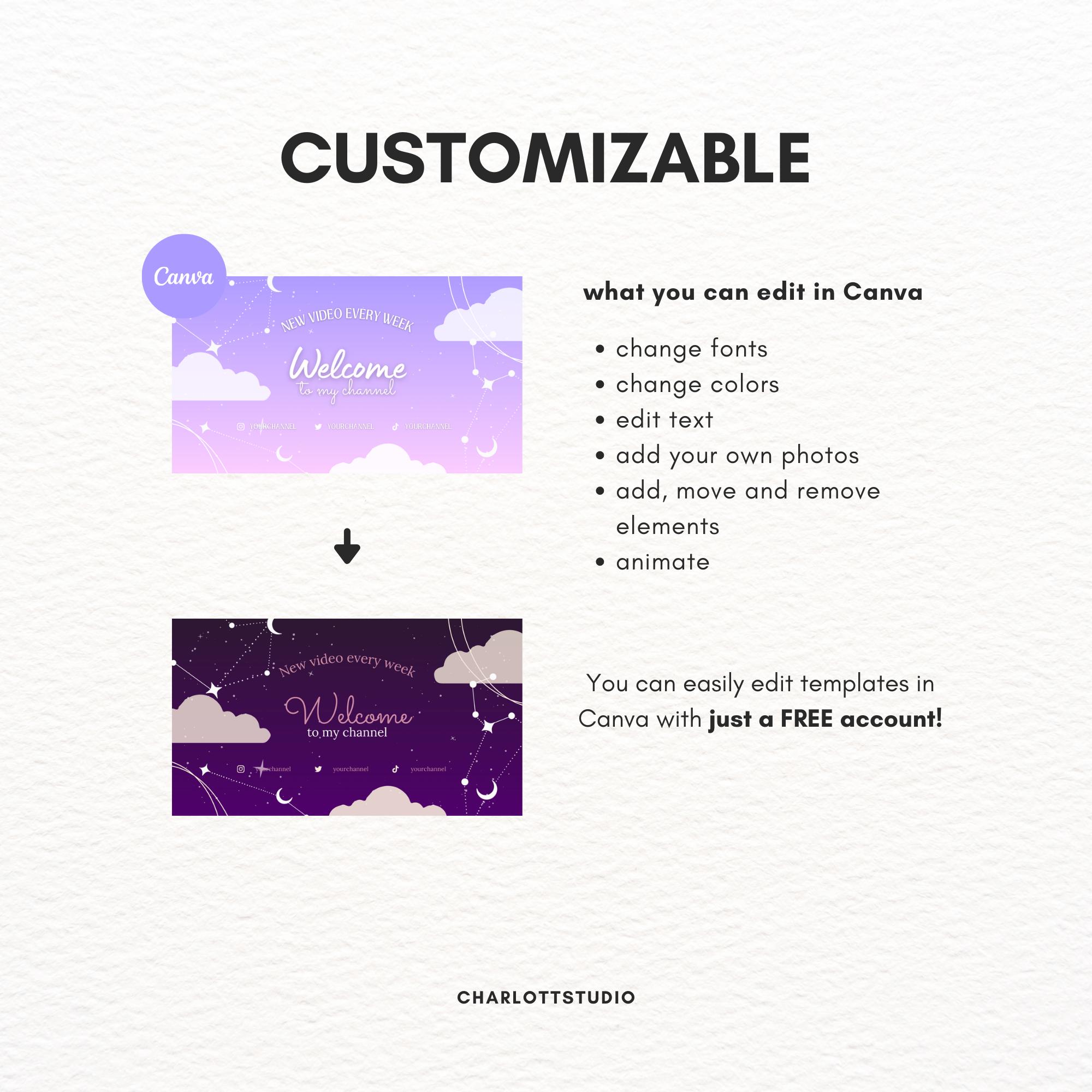 Zodiac Youtube Branding Kit, Animated Youtube Intro and Outro, Youtube ...