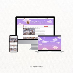 Cloudy Sky Youtube Branding Kit | Animated Youtube Intro and Outro ...